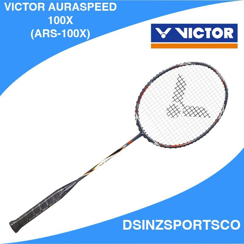 Victor Auraspeed 100X ARS Badminton Racket, Sports Equipment, Sports ...