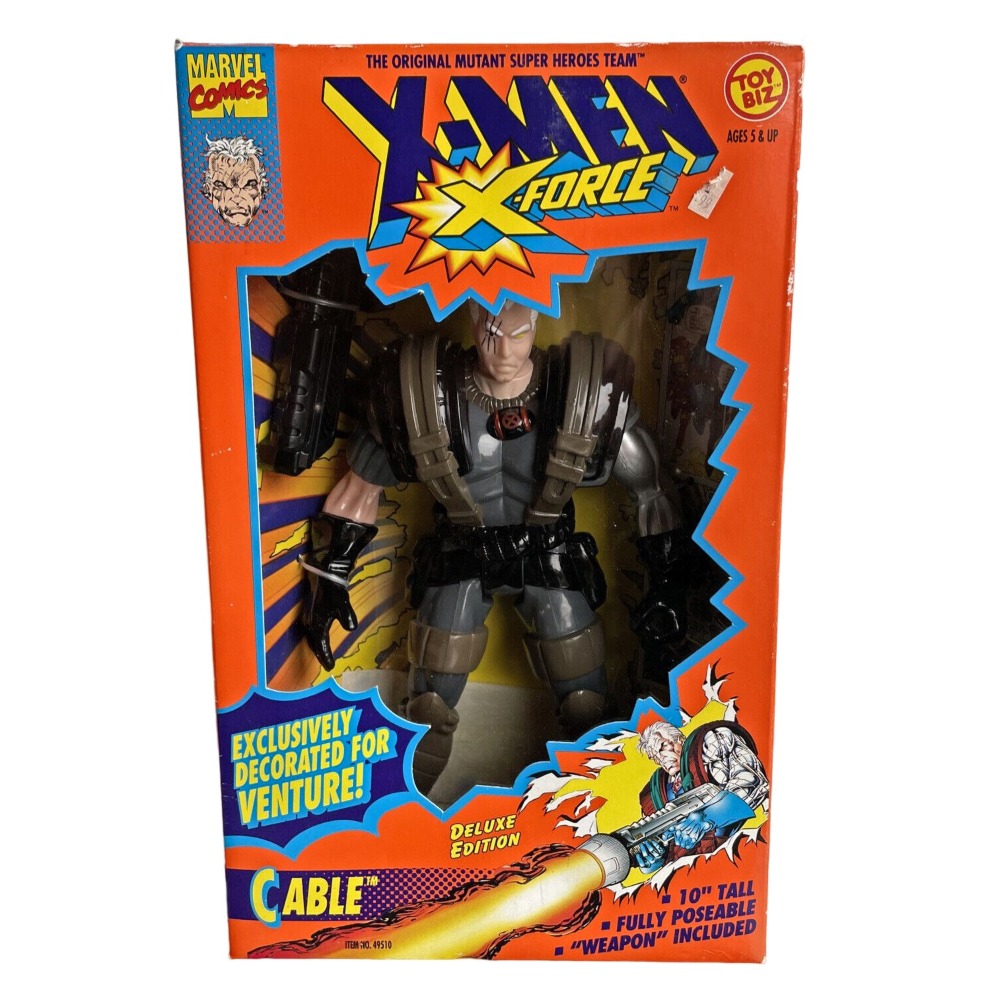 Vintage 90s ToyBiz The X-Men X-Force Cable Venture Store Exclusive 10 ...