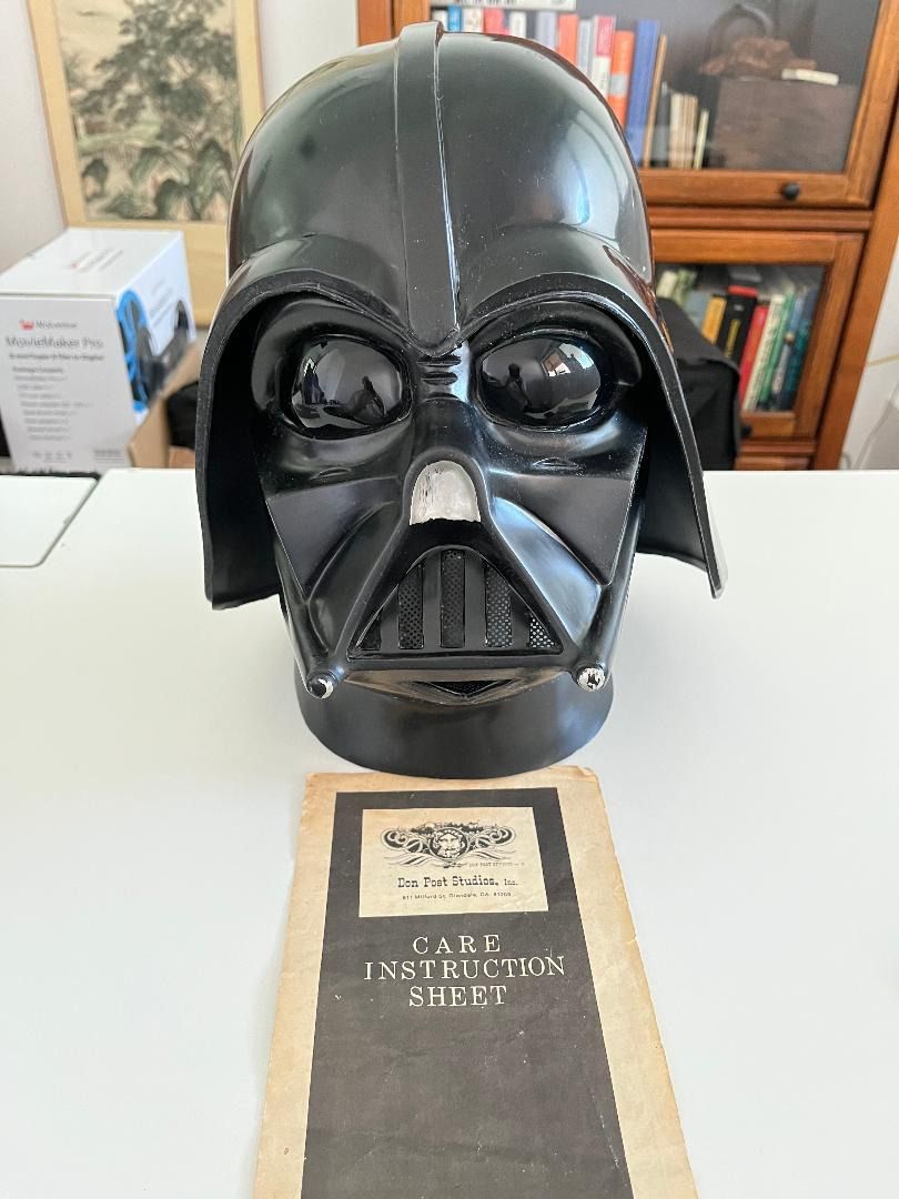Vintage Don Post Star Wars two-piece Darth Vader Mask, Hobbies & Toys ...