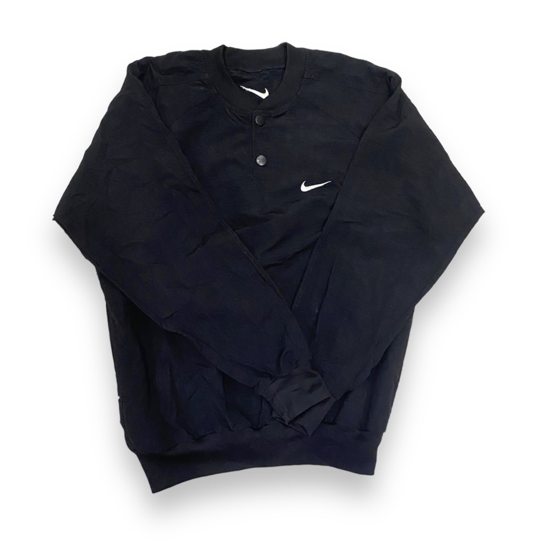 Vintage Nike Quarter Button Swoosh Windbreaker Jacket, Men's Fashion ...