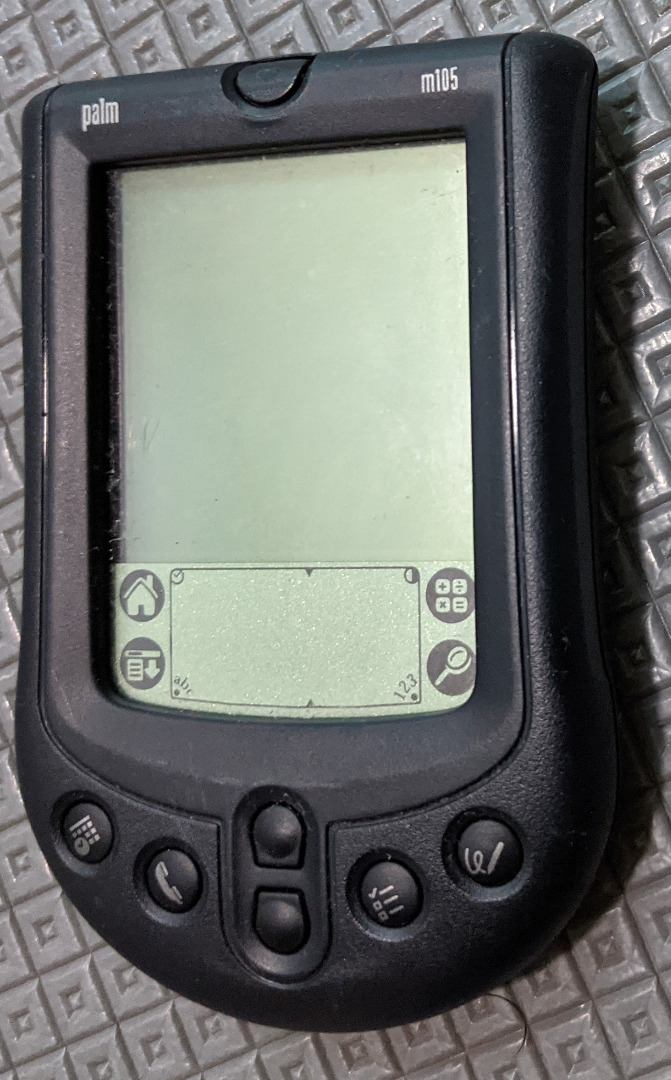Vintage PalmOne Palm M105 Handheld, Hobbies & Toys, Memorabilia & Collectibles, Vintage ...