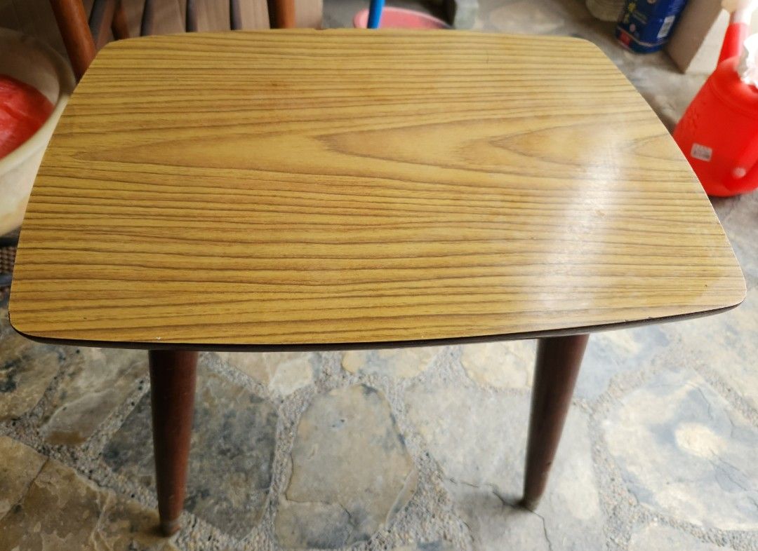Vintage Pencil Legs Side Table, Furniture & Home Living, Furniture ...
