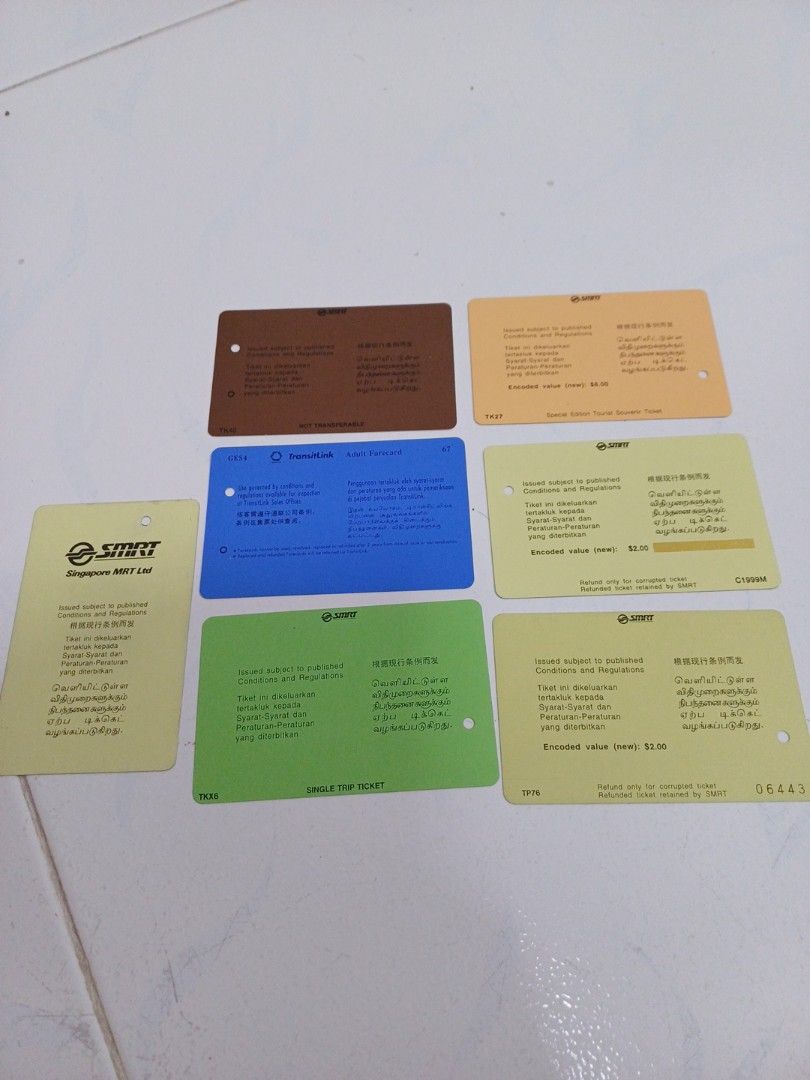 vintage smrt transitlink mrt bus card, Hobbies & Toys, Memorabilia ...