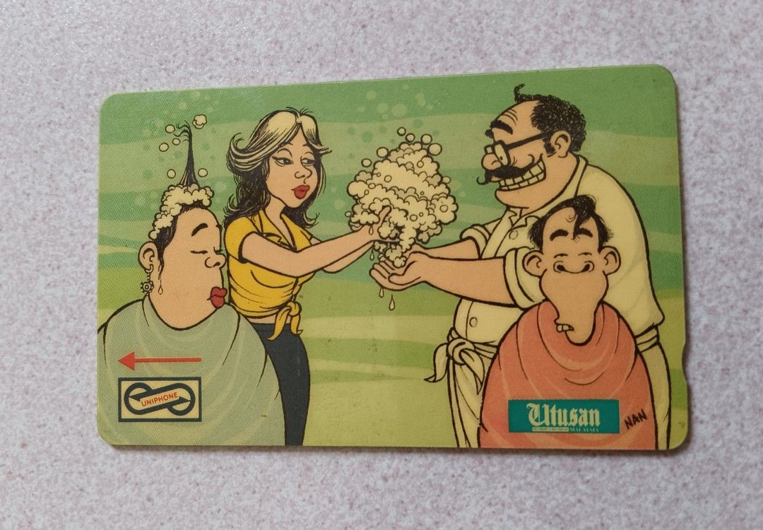 Vintage kad uniphone Utusan Lat, Hobbies & Toys, Collectibles ...