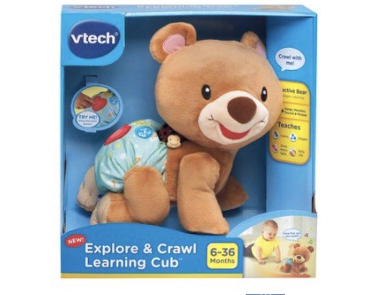 Vtech Crawl Along Bear, Babies & Kids, Infant Playtime on Carousell