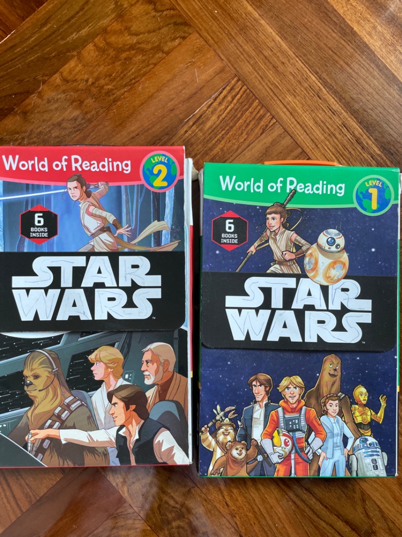World of Reading Star Wars Level 1/2, 興趣及遊戲, 書本 & 文具, 小說 & 故事書 - Carousell