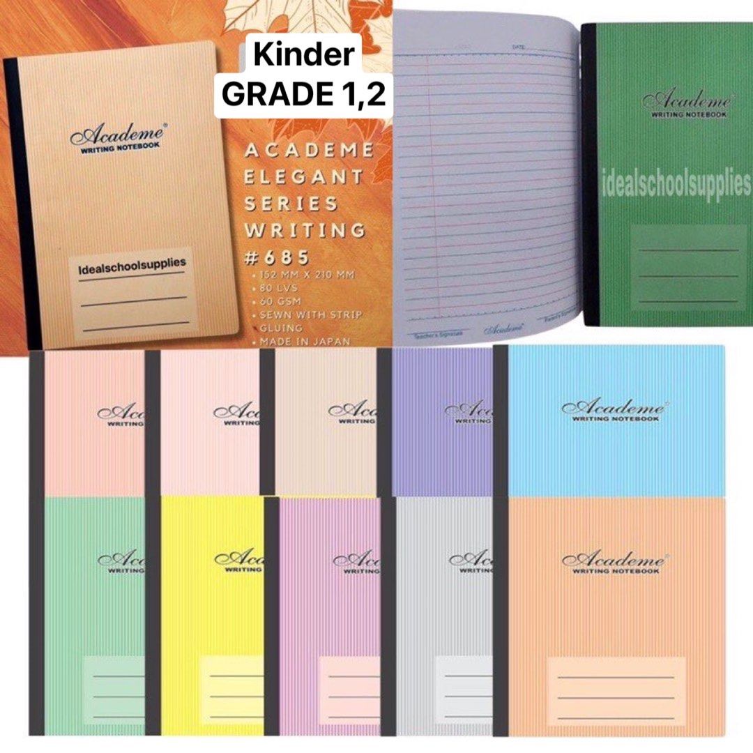 Writing Notebook Wide Spacing Lines 10 pieces on Carousell