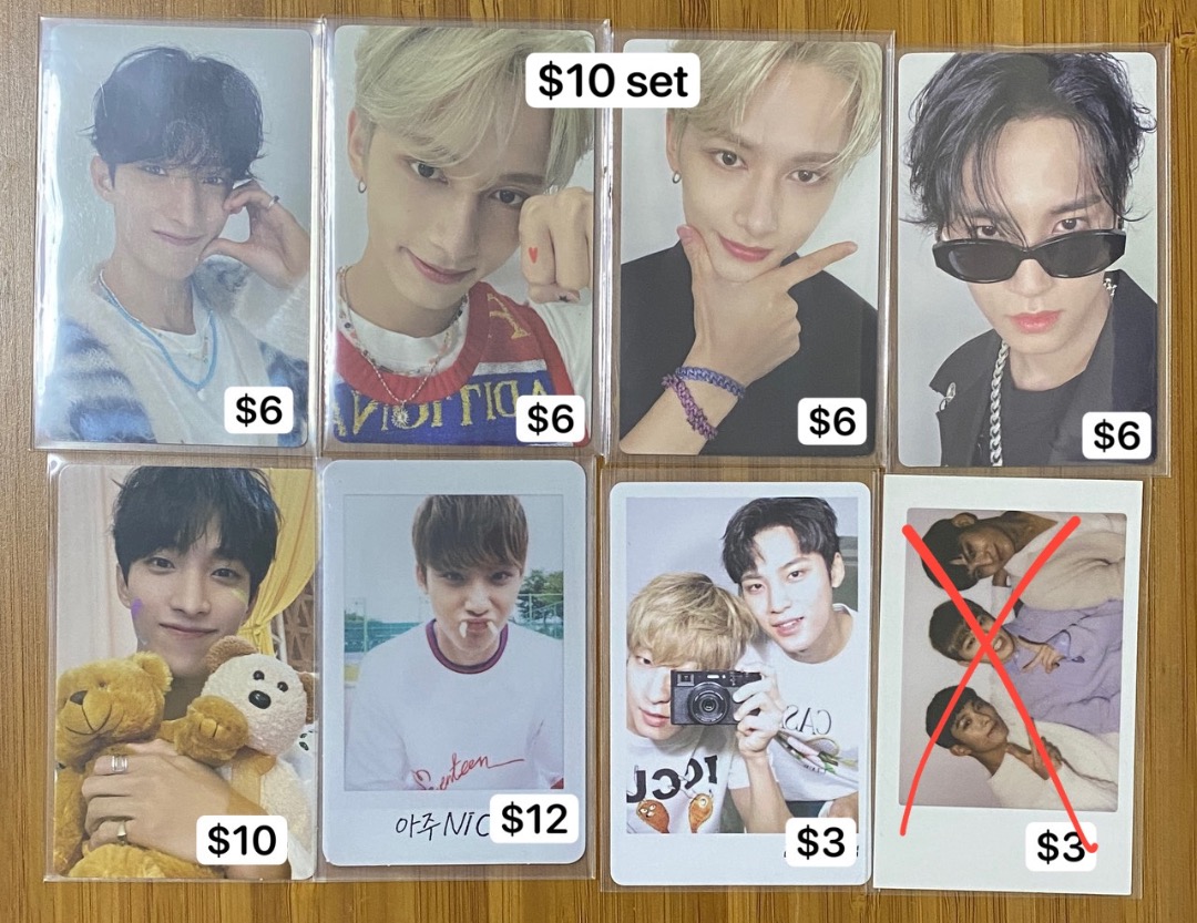 wts assorted svt pcs (mingyu jun dk), Hobbies & Toys, Memorabilia ...