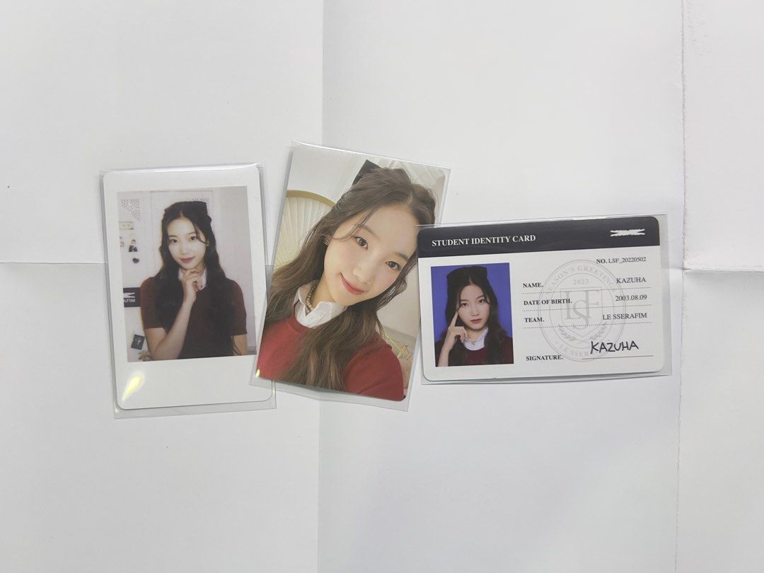 wts wtt lft lfb kazuha le sserafim lesserafim lsfm seasons' greetings ...