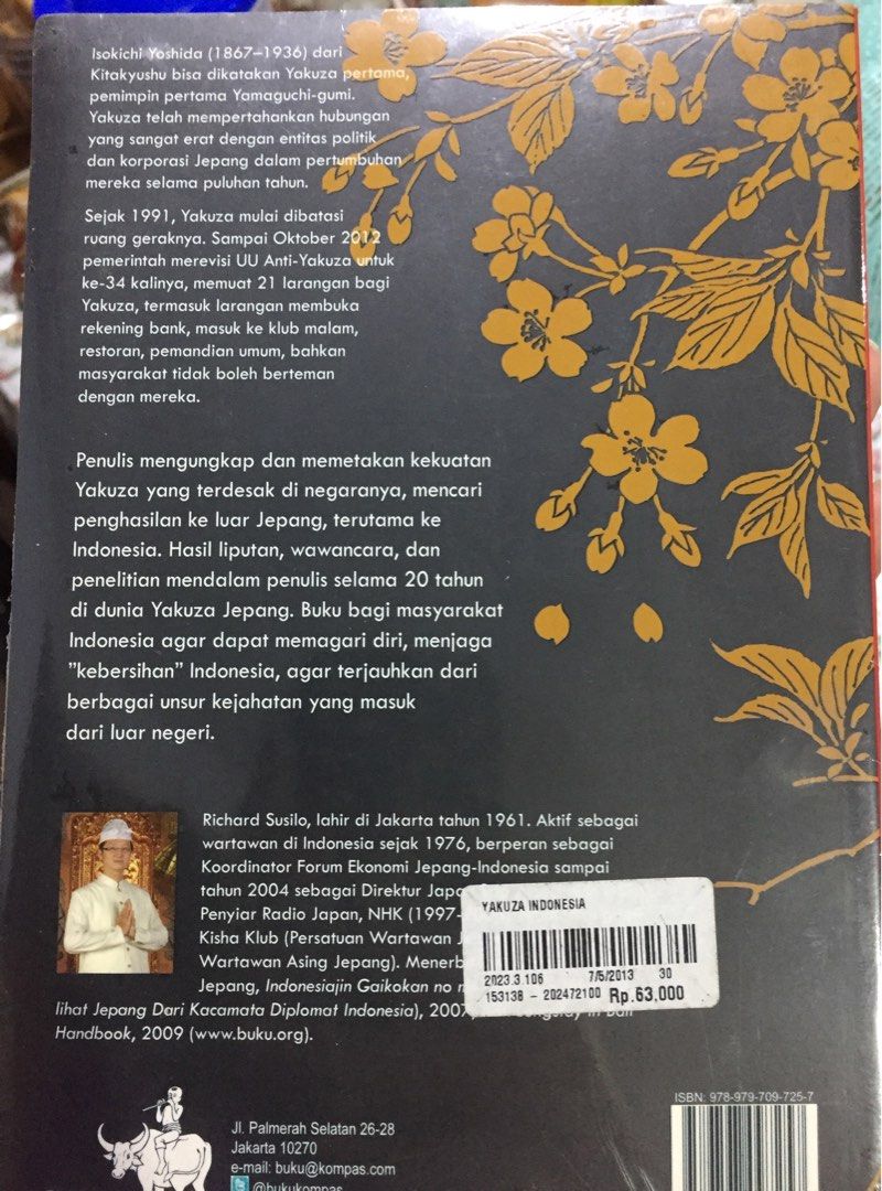 Yakuza Indonesia by Richard Susilo, Buku & Alat Tulis, Majalah & Lainnya di Carousell