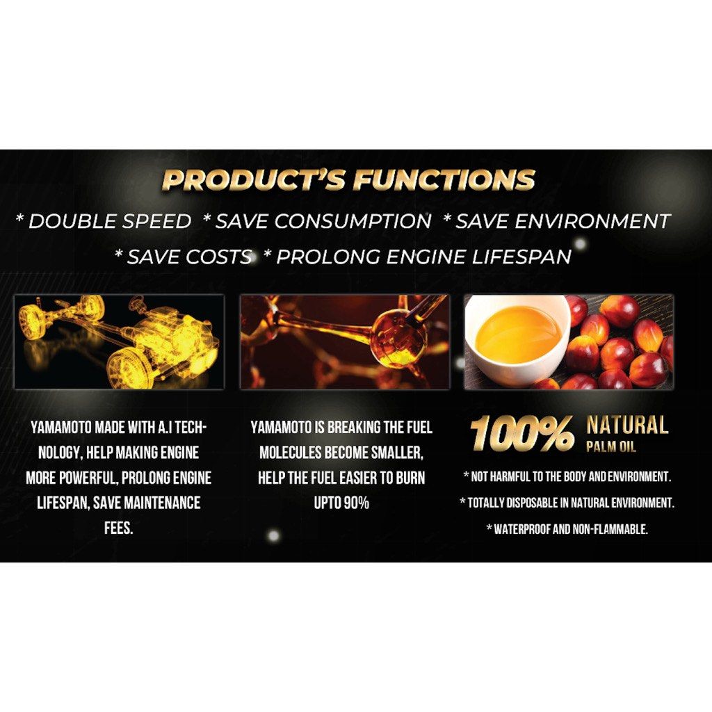 ⭐️YAMAMOTO⭐️ Version 11 Fuel Enhancer | Better Engine Response ...