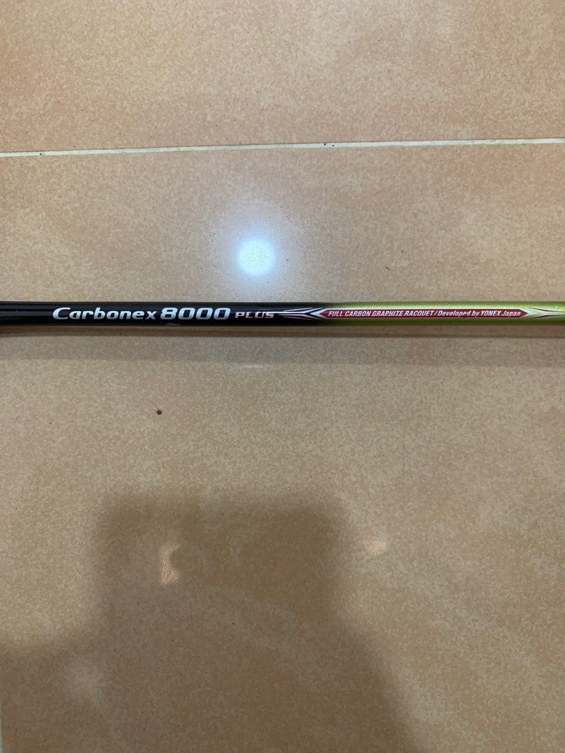 Yonex Carbonex 8000 Plus (full carbon graphite racket / racquet) - Made ...