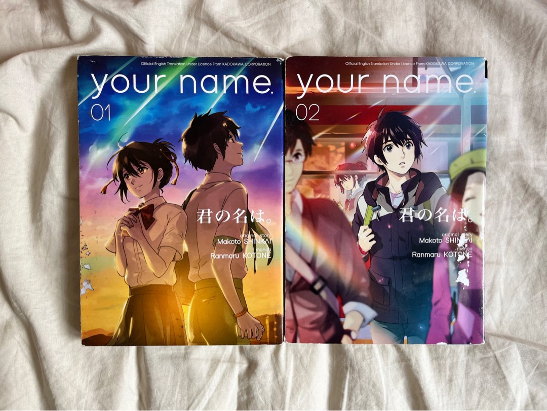 Your Name Manga English Volume 1 and 2, Hobbies & Toys, Books & Magazines, Comics & Manga on ...