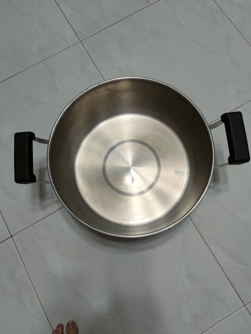 Zebra stainless steel steam pot 36cm, Furniture & Home Living ...
