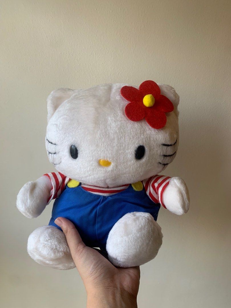 1998 Vintage Hello Kitty Classic Big Plush on Carousell