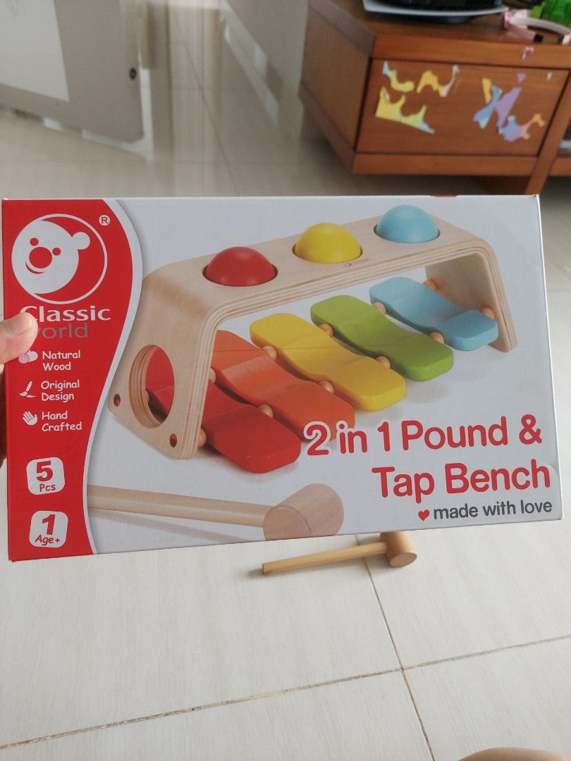 2 in 1 Pound & Tap Bench, Babies & Kids, Infant Playtime on Carousell