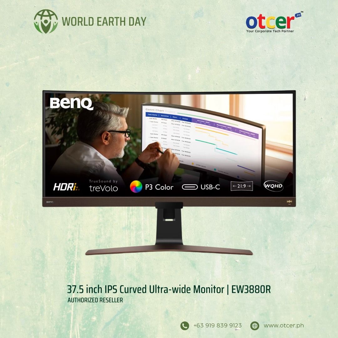37.5 inch IPS Curved Ultra-wide Monitor | EW3880R, Computers & Tech ...
