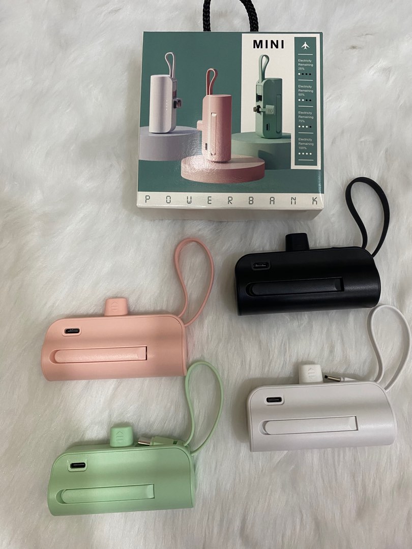 3 in 1 Capsule Mini Powerbank, Mobile Phones & Gadgets, Mobile & Gadget ...
