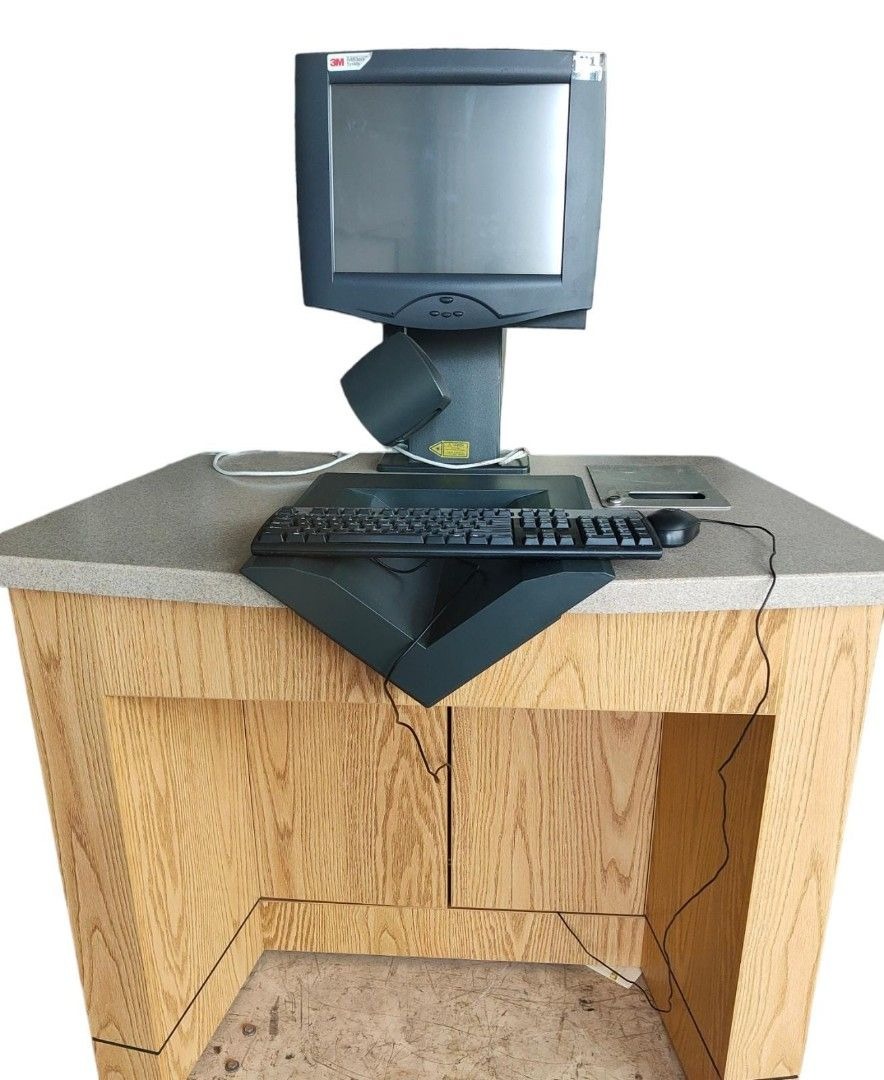 3M Self Check 7420 System With Built in Printer And Barcode Scanner for ...