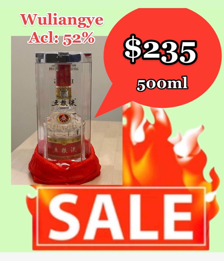 500ml Wuliangye Acl: 52% Liquor, Chinese Wine, Chinese Spirit, Liquor Sale, Alcohol Sale, Liquor ...