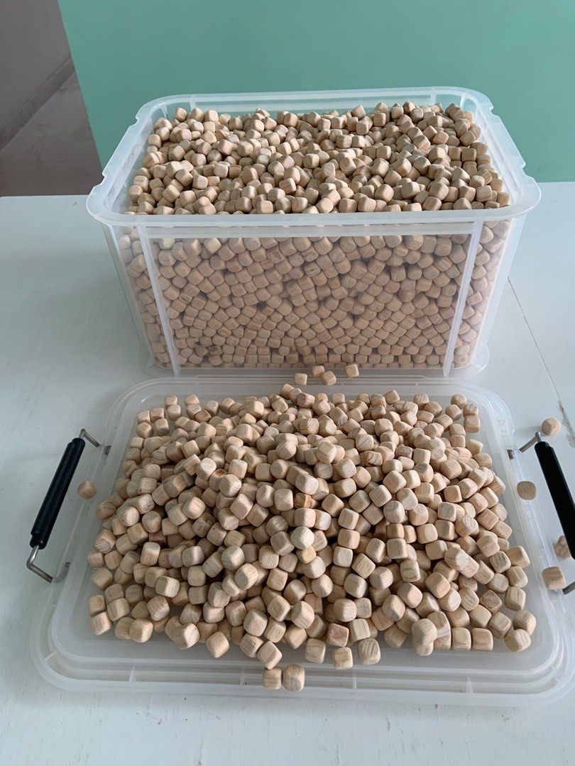 6kg Hinoki wooden cubes, Hobbies & Toys, Toys & Games on Carousell