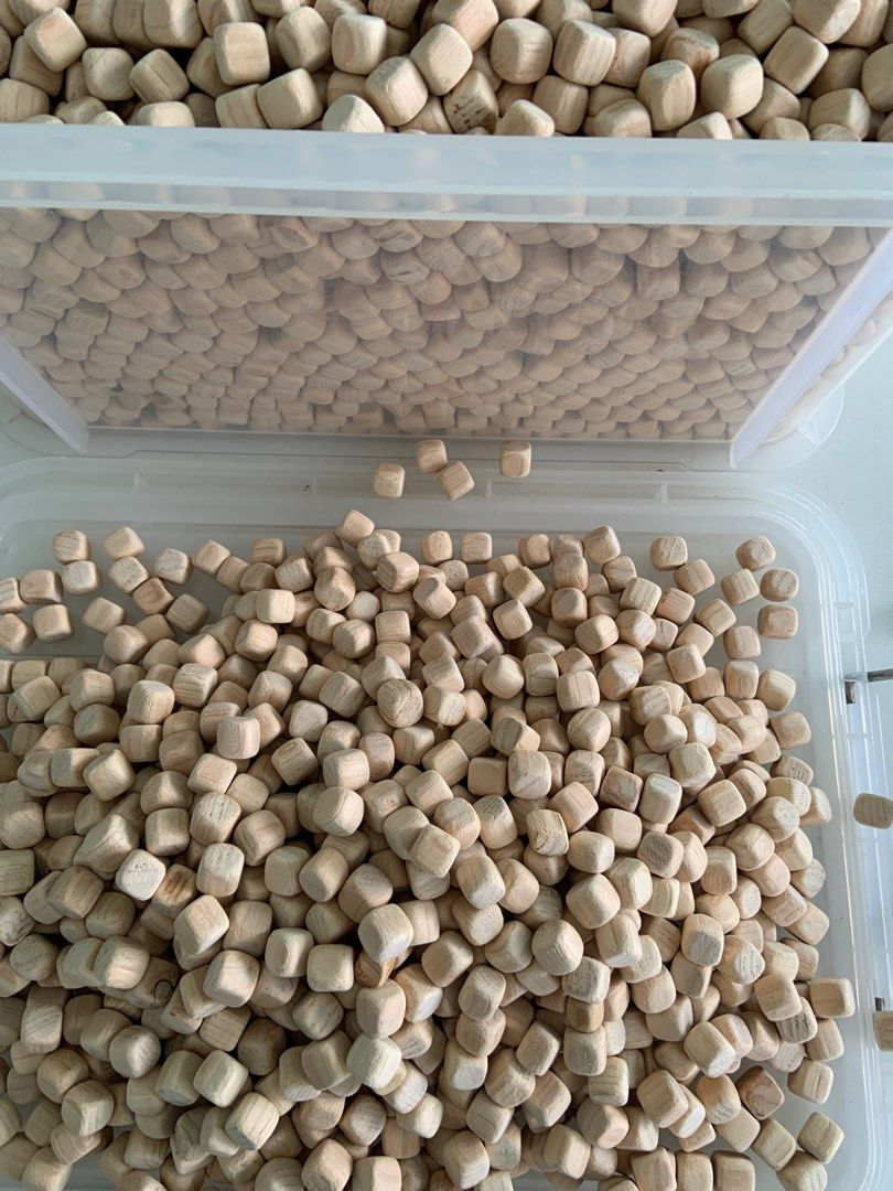 6kg Hinoki wooden cubes, Hobbies & Toys, Toys & Games on Carousell