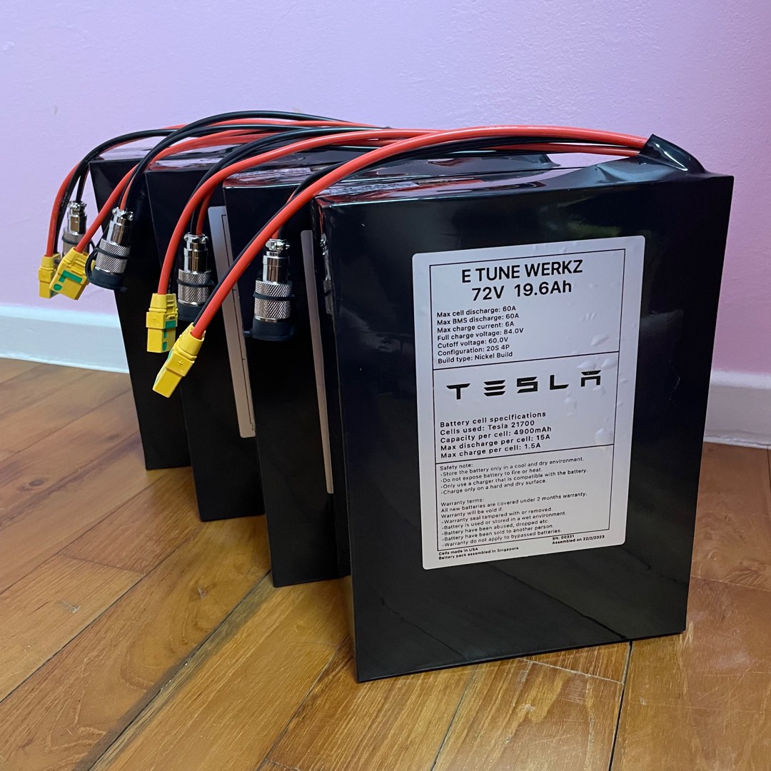 72V 20Ah Tesla latest Cell battery
