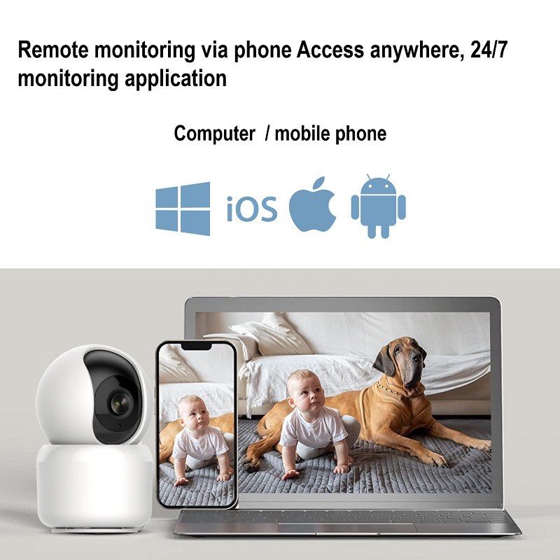 Yoosee 5G/2.4G PTZ Dual-Band 1080P Full-HD Wireless Smart IP Camera ...