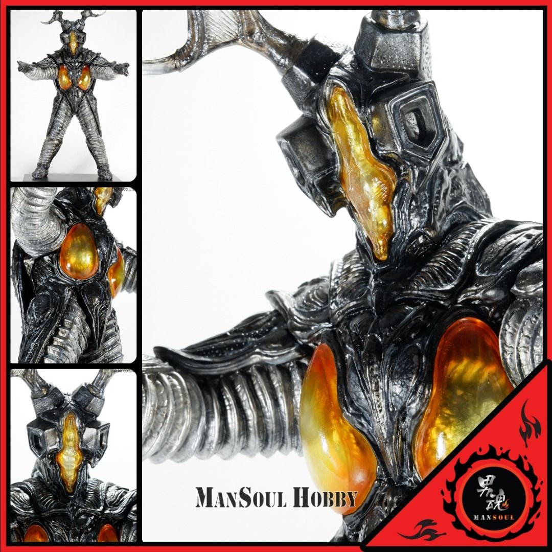 [日版 質保] 咸蛋超人 吉田 積頓 ACRO Soft Vinyl Figure KRS P.K Ultraman Zetton, 興趣及 ...
