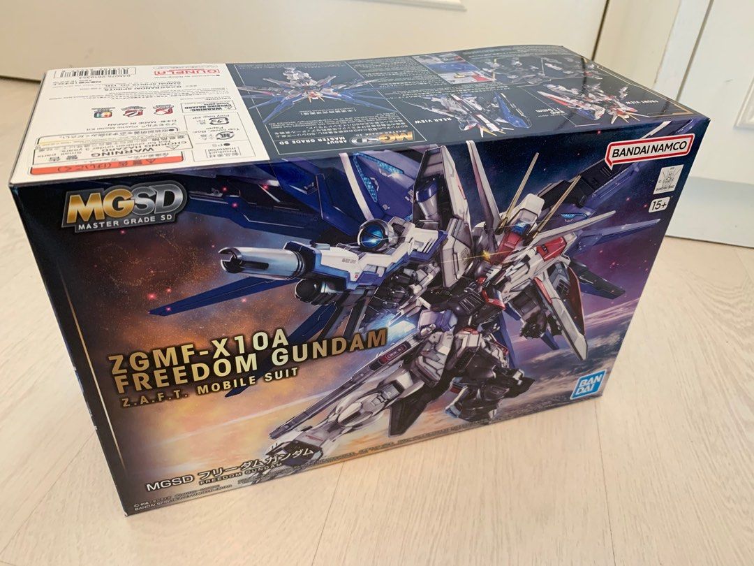 全新未開 (靚盒) - MGSD Freedom Gundam (master grade SD 自由高達), 興趣及遊戲, 玩具 & 遊戲類 ...