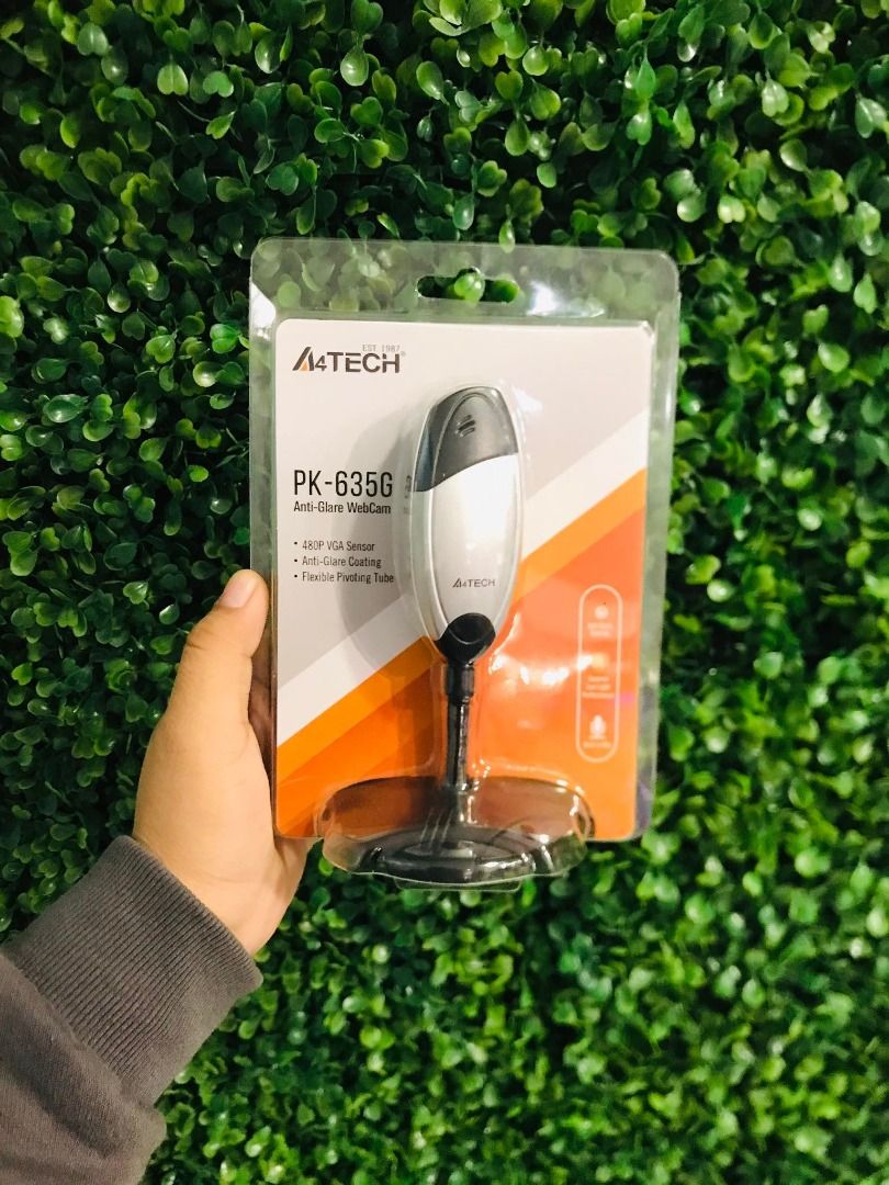 A4Tech PK-635G 480P Anti Glare Web Camera with Mic, Computers & Tech ...