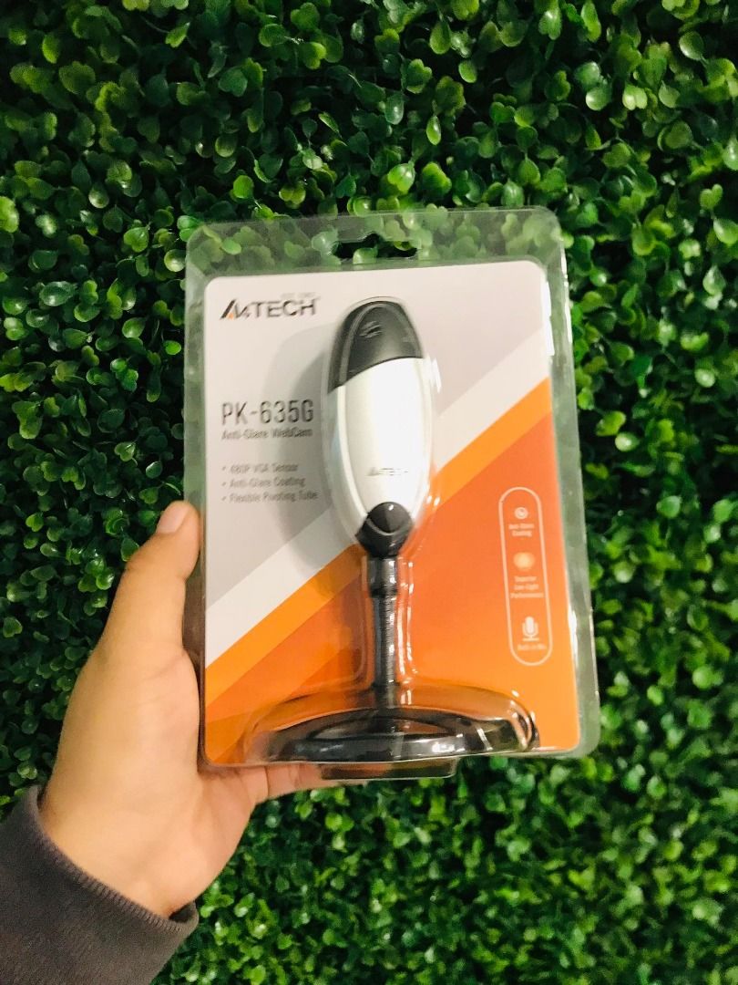 A4Tech PK-635G 480P Anti Glare Web Camera with Mic, Computers & Tech ...