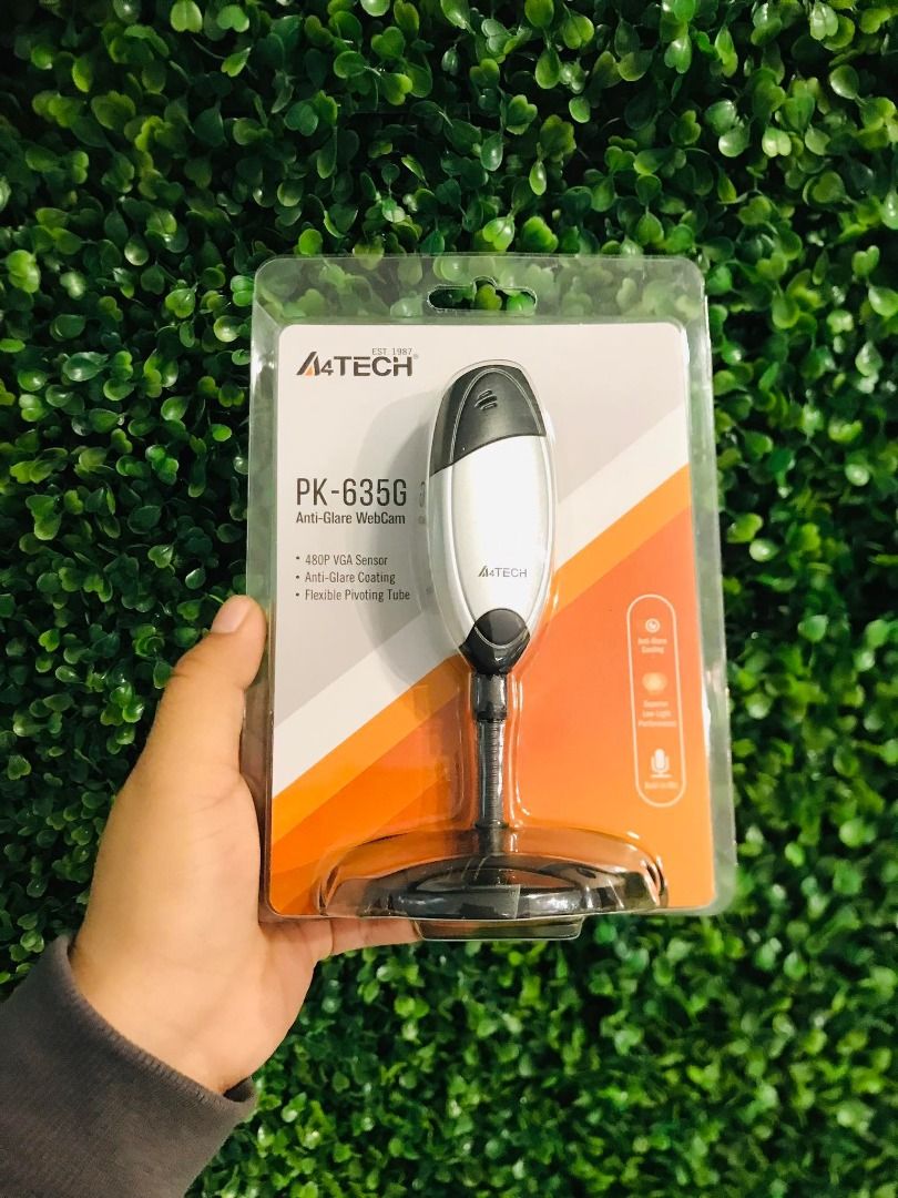 A4Tech PK-635G 480P Anti Glare Web Camera with Mic, Computers & Tech ...