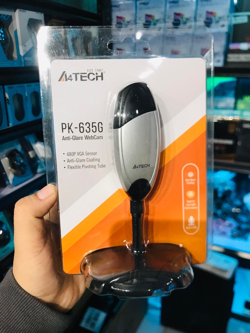 A4Tech PK-635G 480P Anti Glare Web Camera with Mic, Computers & Tech ...