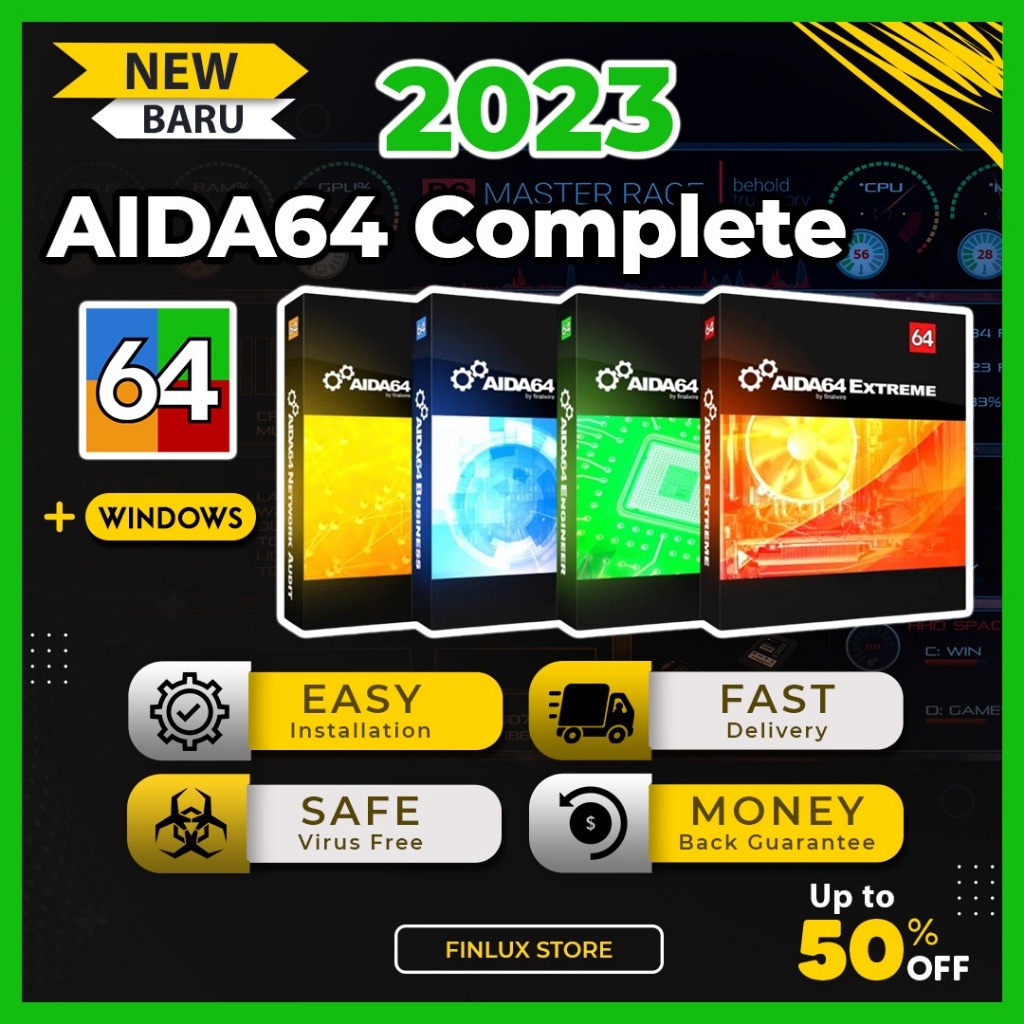 AIDA64 Extreme / Business / Engineer / Network Audit v6.88.6400 Lifetime For Windows, Computers ...
