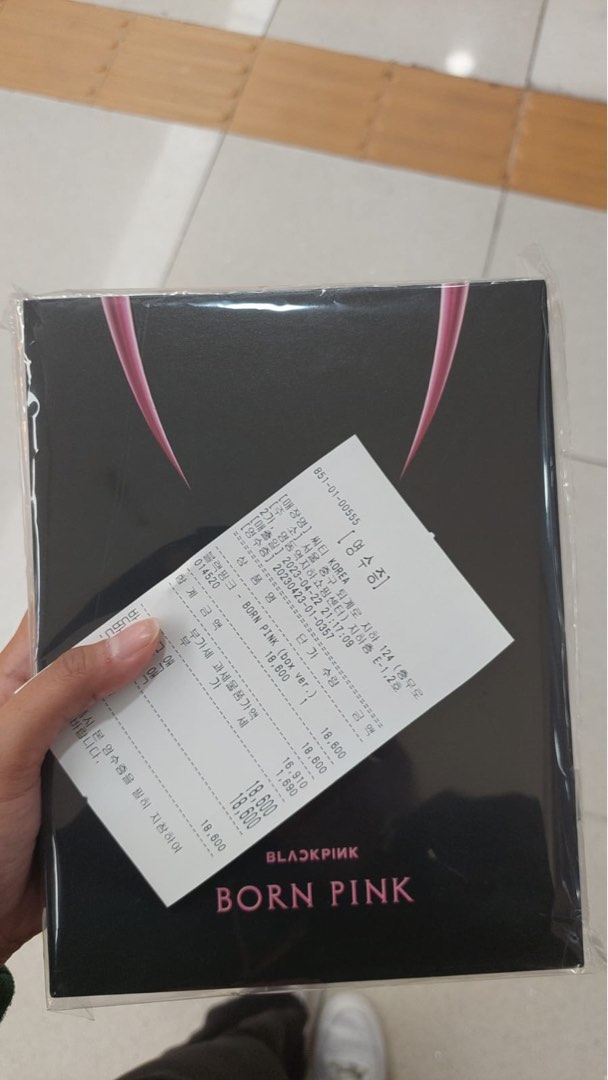 Album Blackpink Born Pink - Pink Version (Box Set) Photocard Rosé, K ...