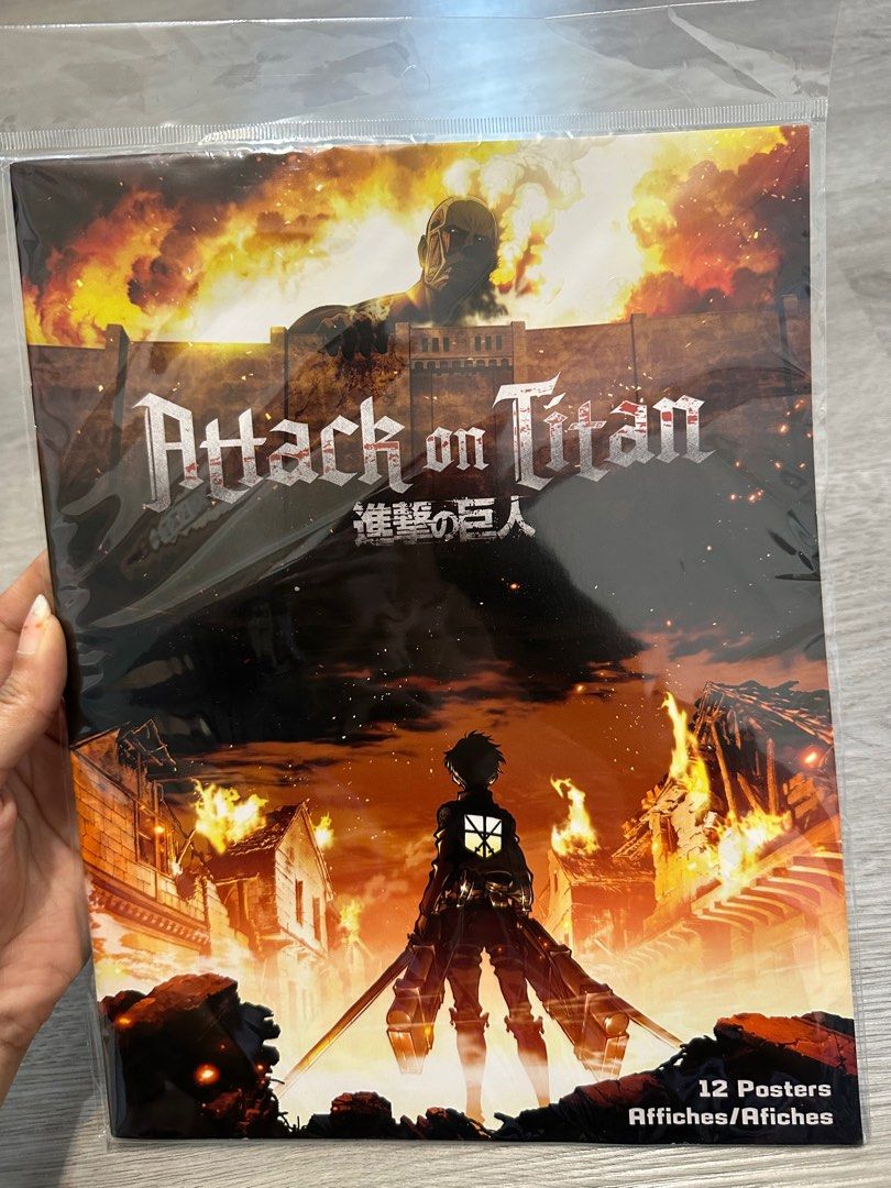 AOT Posters (A4), Hobbies & Toys, Memorabilia & Collectibles, Fan ...