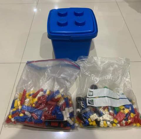 Authentic Lego bricks in Lego creator Blue Bucket, Hobbies & Toys, Toys ...