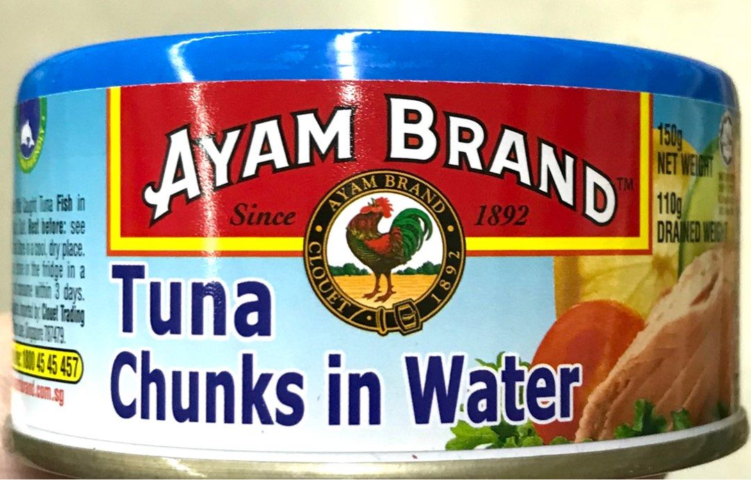 Ayam Brand Tuna Chunks in Water 150g, Food & Drinks, Packaged & Instant ...
