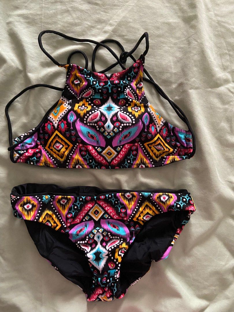 Aztec Swimsuit, Women's Fashion, Swimwear, Bikinis & Swimsuits on Carousell