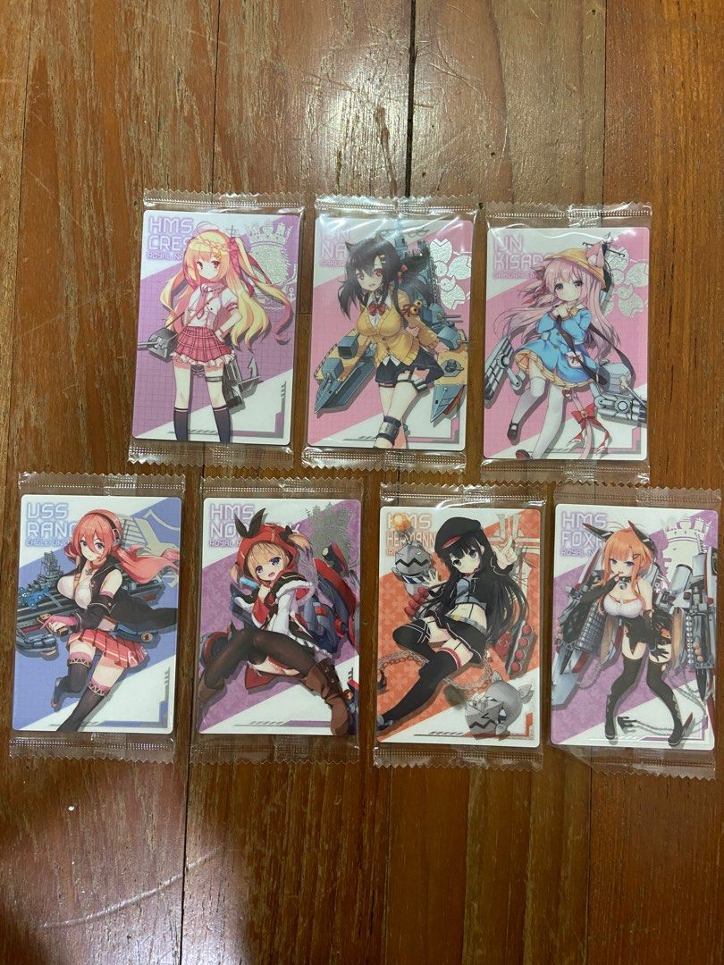Azur Lane Wafer Cards Vol 2 and Vol 4, Hobbies & Toys, Toys & Games on ...