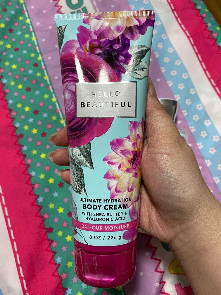 Bath & Body Works Hello Beautiful Body Cream + Body Lotion on Carousell