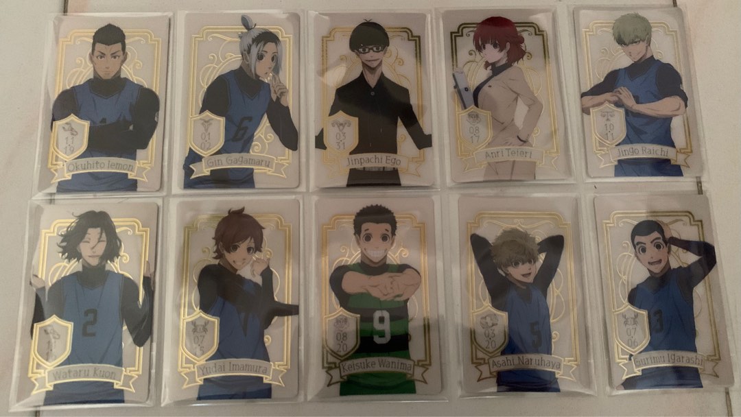 Blue Lock Cards, Hobbies & Toys, Memorabilia & Collectibles, Fan ...