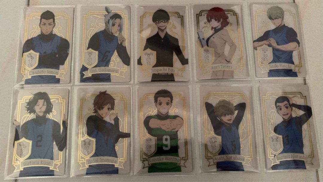 Blue Lock Cards, Hobbies & Toys, Memorabilia & Collectibles, Fan ...