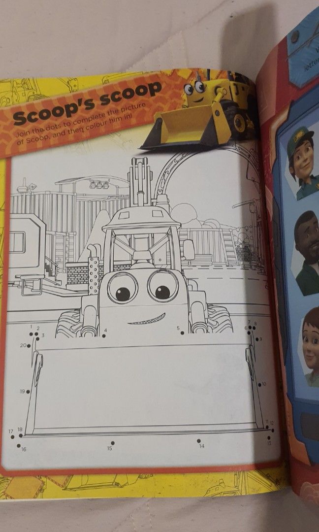 Bob the builder activity book on Carousell