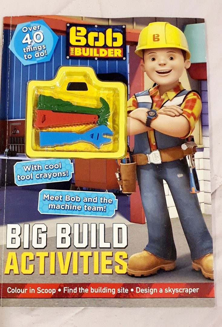 Bob the builder activity book on Carousell