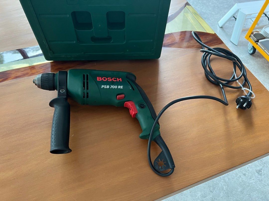 Bosch drill PSB 700 RE, Furniture & Home Living, Home Improvement ...