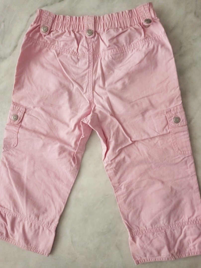 Bossini Kids Girls Pink Cargo Pants Tokong size 130 on Carousell