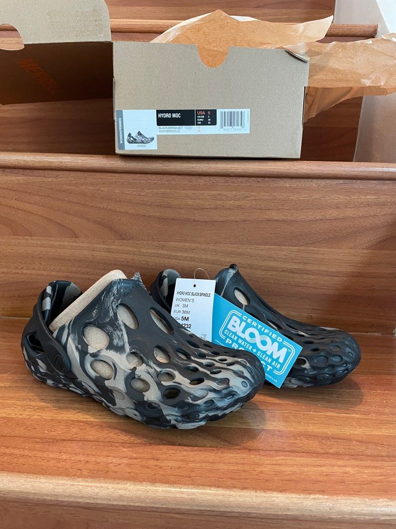 BRAND NEW Merrell HydroMoc in Black Brindle, Women's Fashion, Footwear ...