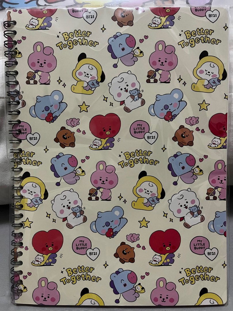 BT21 Better Together Spring Notebook, Hobbies & Toys, Memorabilia ...
